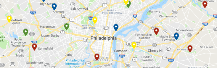 Philadelphia Golf Course Map – PhilaGolf